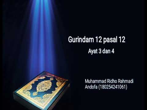 Gurindam 12, pasal 12, ayat 3dan 14 - YouTube