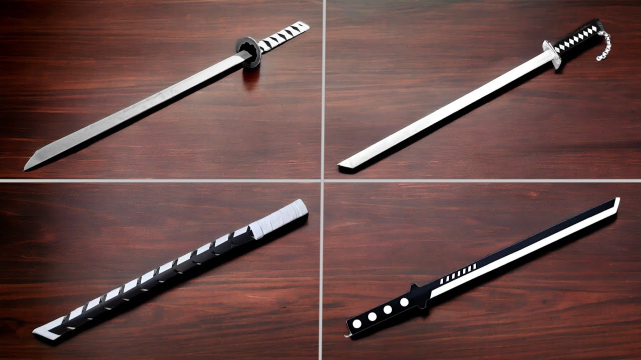 Origami Paper Ninja Sword Making Easy Step by Step Tutorial - YouTube