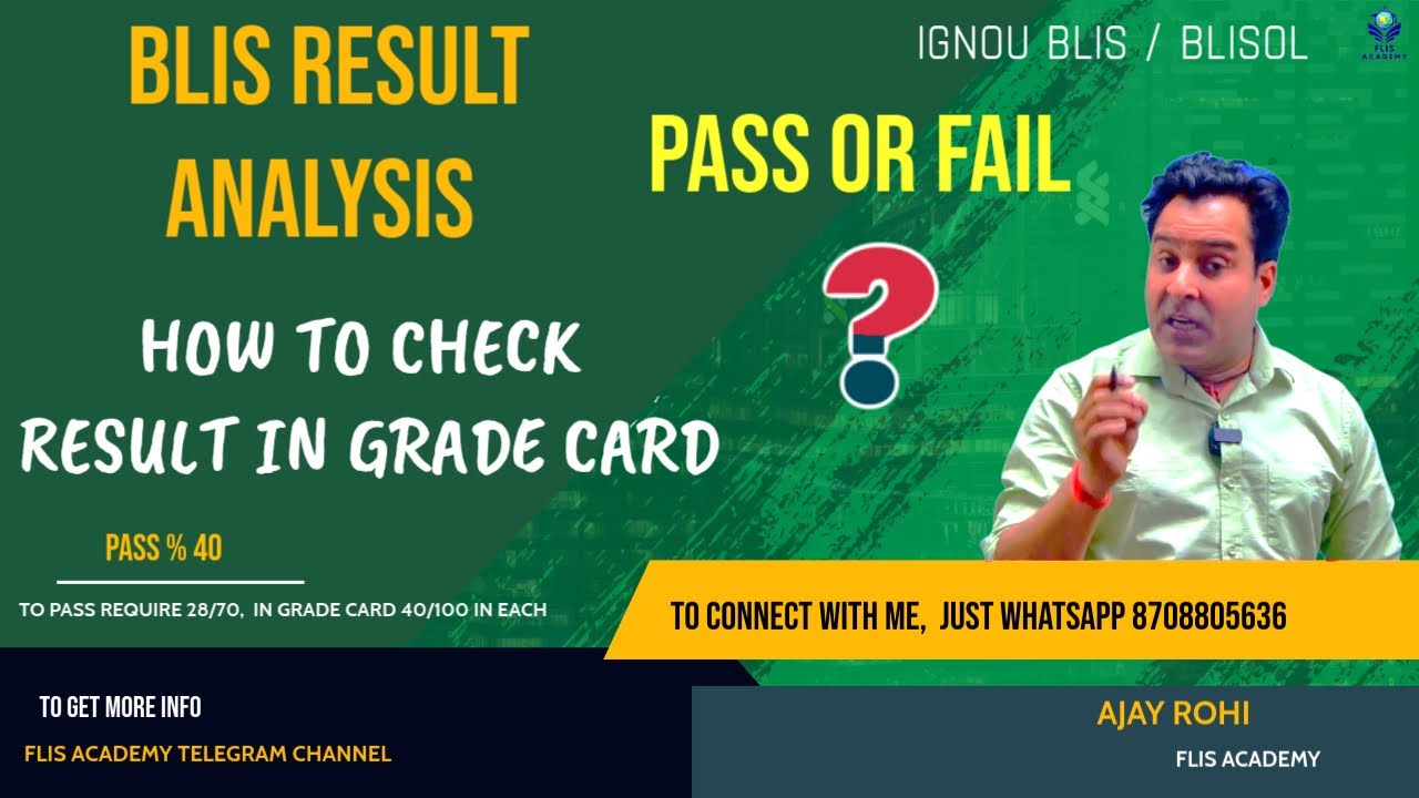 BLIS RESULT ANALYSIS BLIS #PASS OR FAIL - YouTube