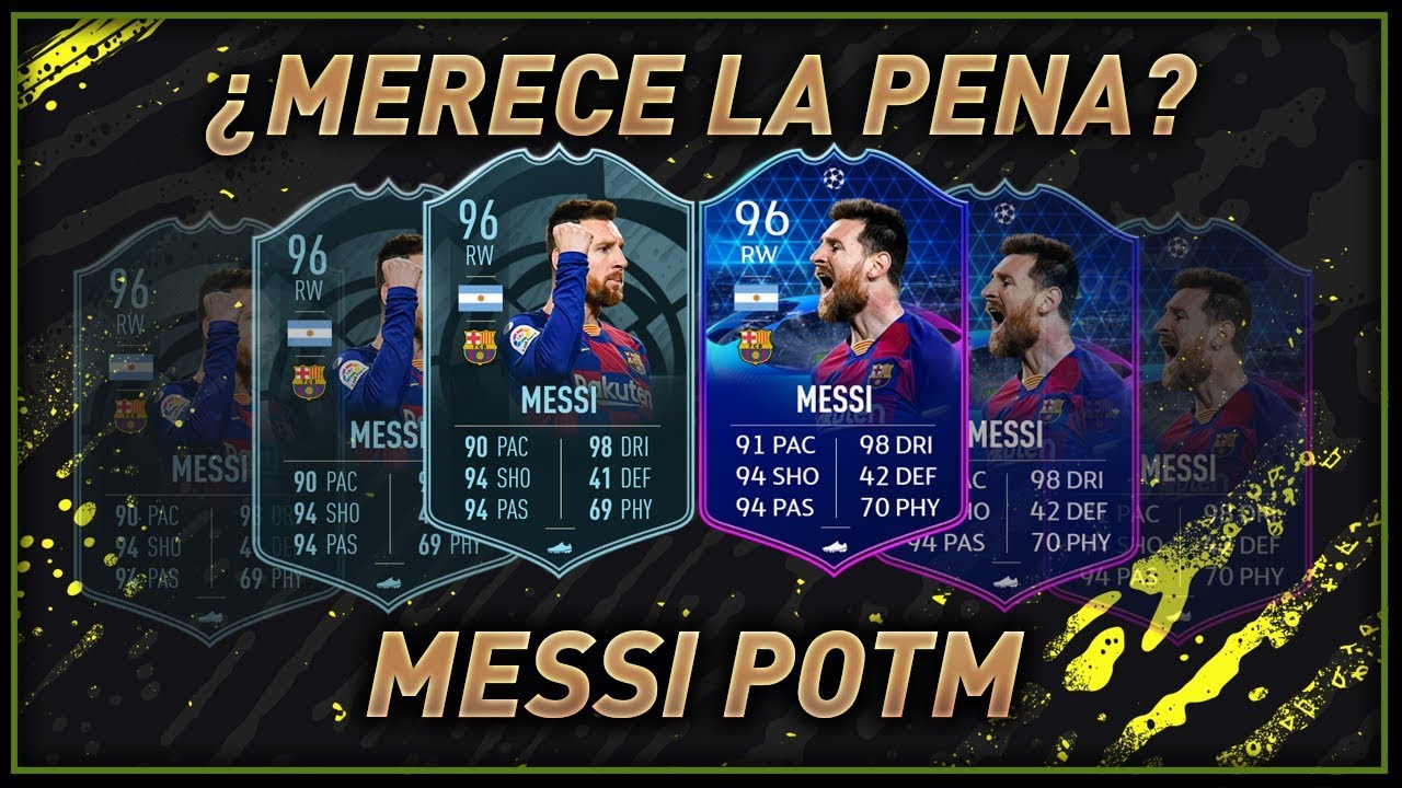 MESSI POTM EL SBC MAS CARO DE FIFA 20 ¿MERECE LA PENA? | ZIVANX - YouTube