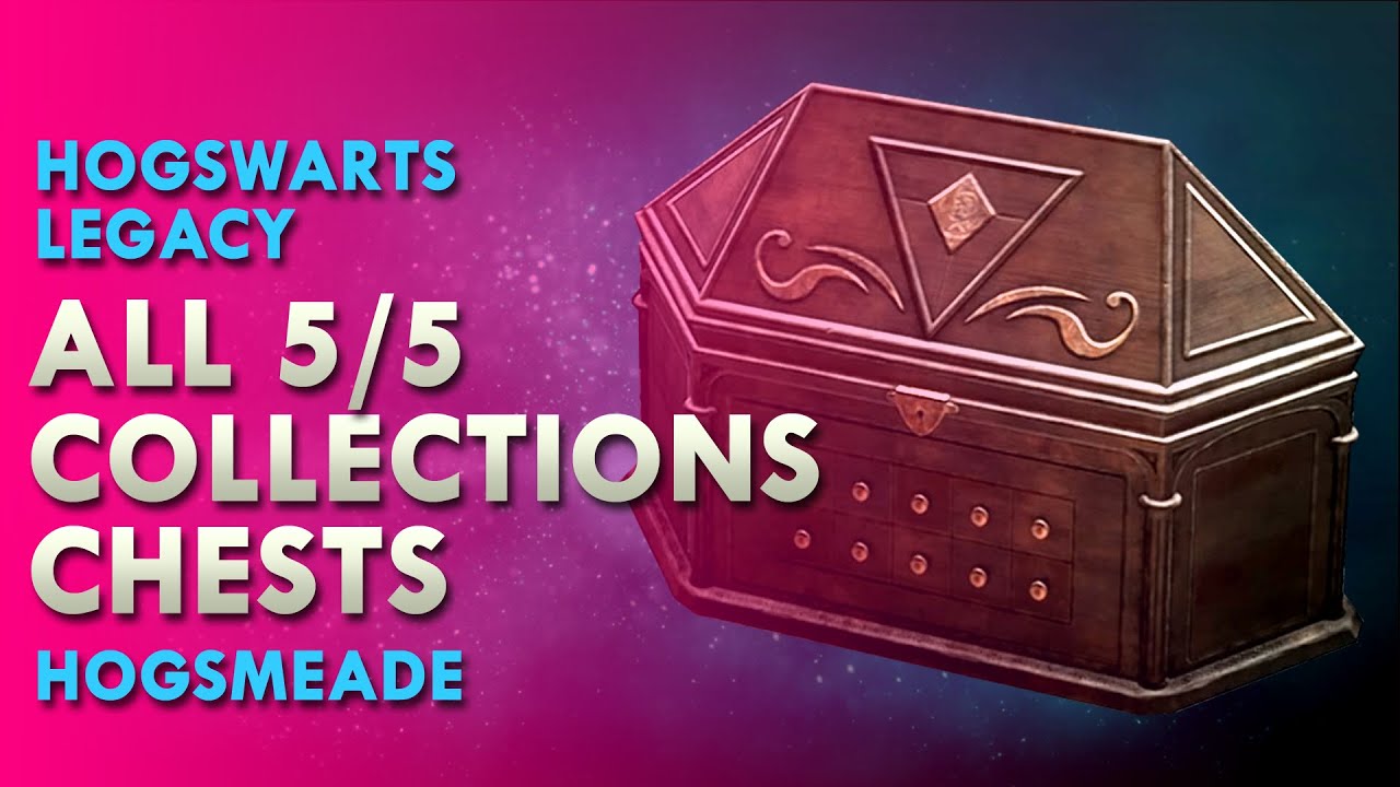All 5 Collection Chests Locations - Hogsmeade | Hogwarts Legacy - YouTube