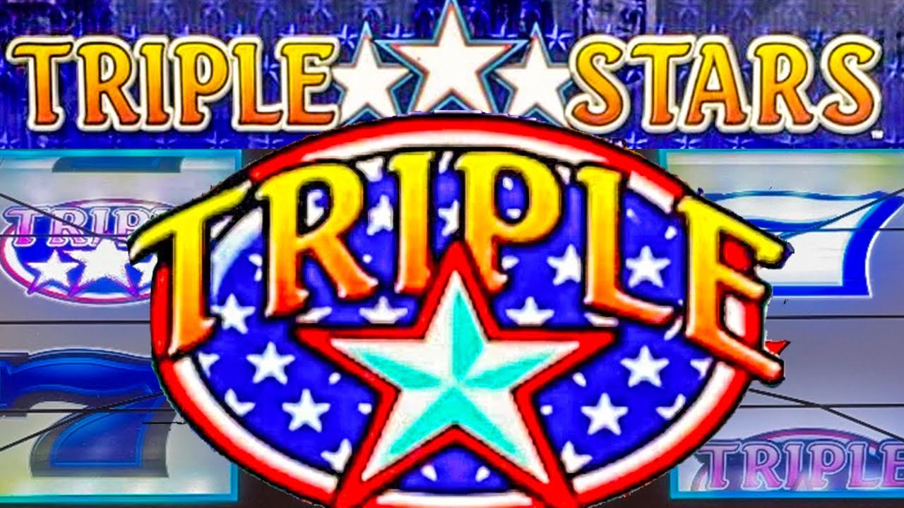 Classic Triple Double Diamond and Triple Stars Old School 3 Reel Casino ...