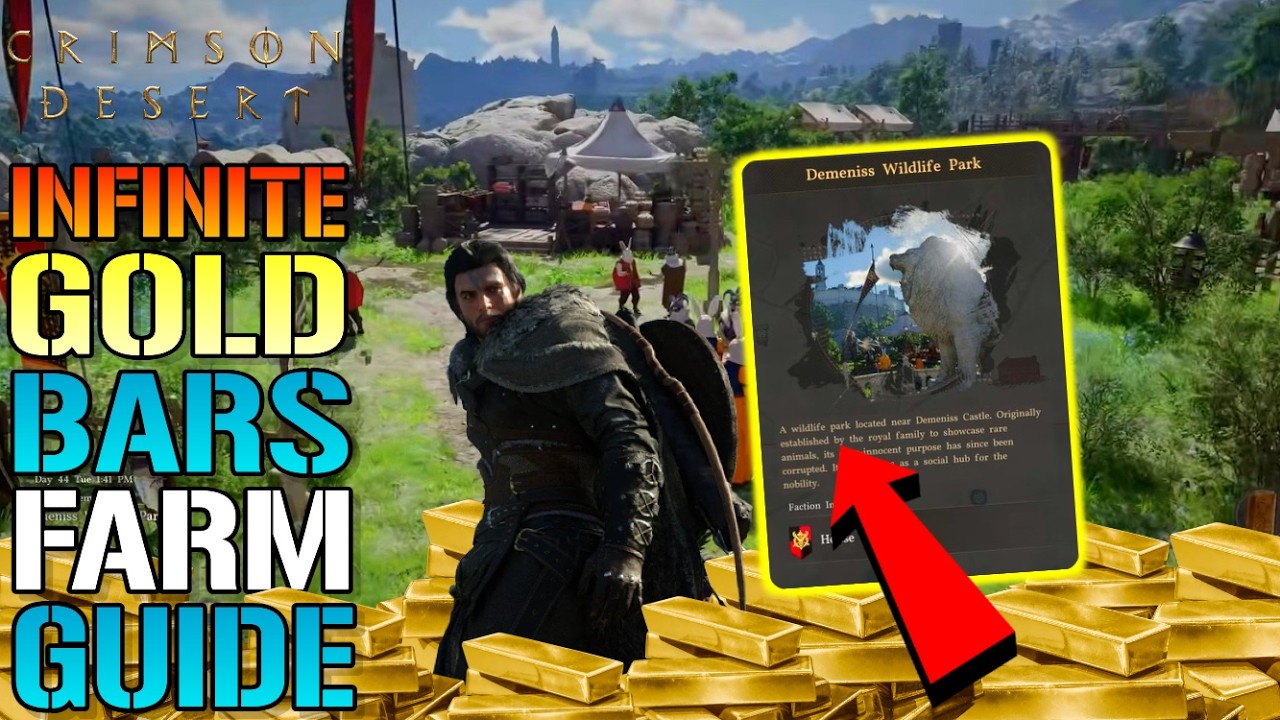 Crimson Desert: INFINITE GOLD BARS Farming Guide! How To Get FAST ...