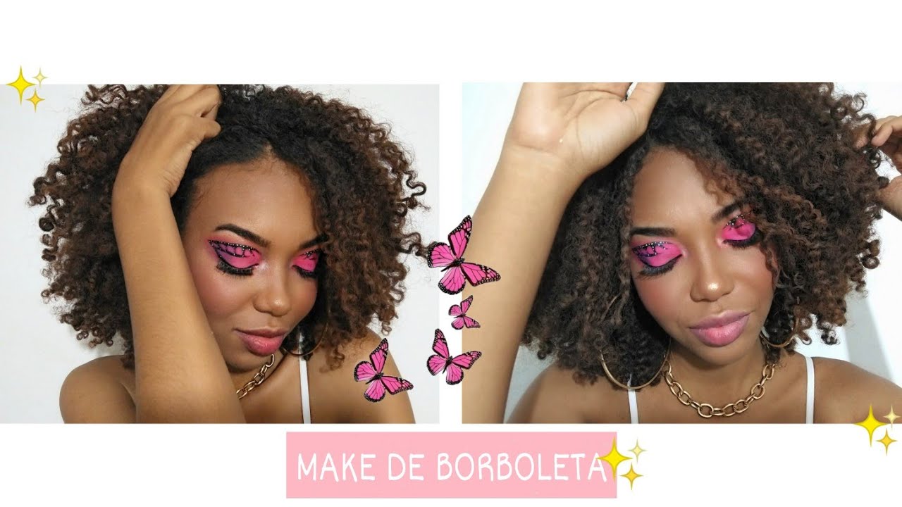 Tutorial MAQUIAGEM DE BORBOLETA 🦋 - YouTube