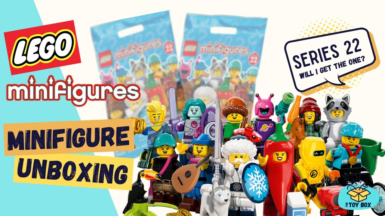 SHORT Lego Minifigures Series 22 Unboxing || RETIRED || - YouTube