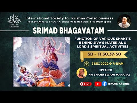SB_11.30.37~50 - Function of various shaktis behind Jiva's material & Lord's spiritual activities !