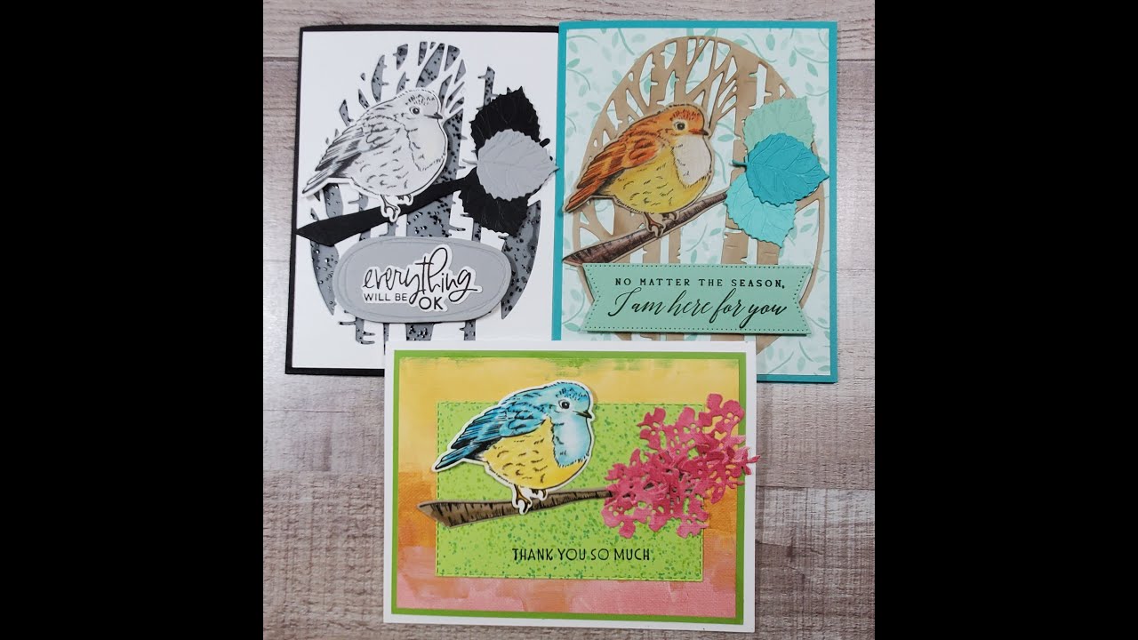 Perched in a Tree, Stampin' Up! - YouTube