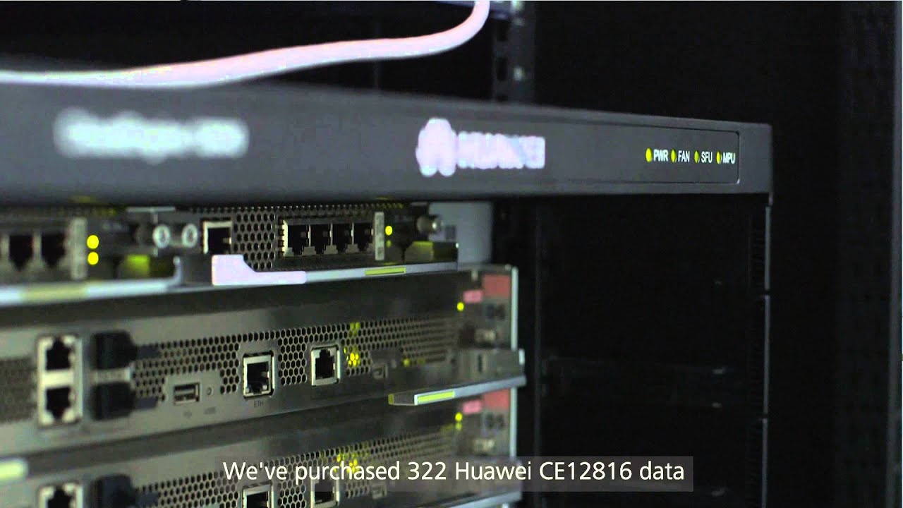 CNPC develops Data Centre by Huawei CE12800 - YouTube