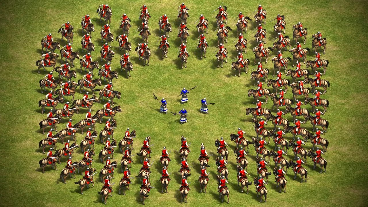 Halberdiers Get Surrounded by Scouts | AoE II: Definitive Edition - YouTube