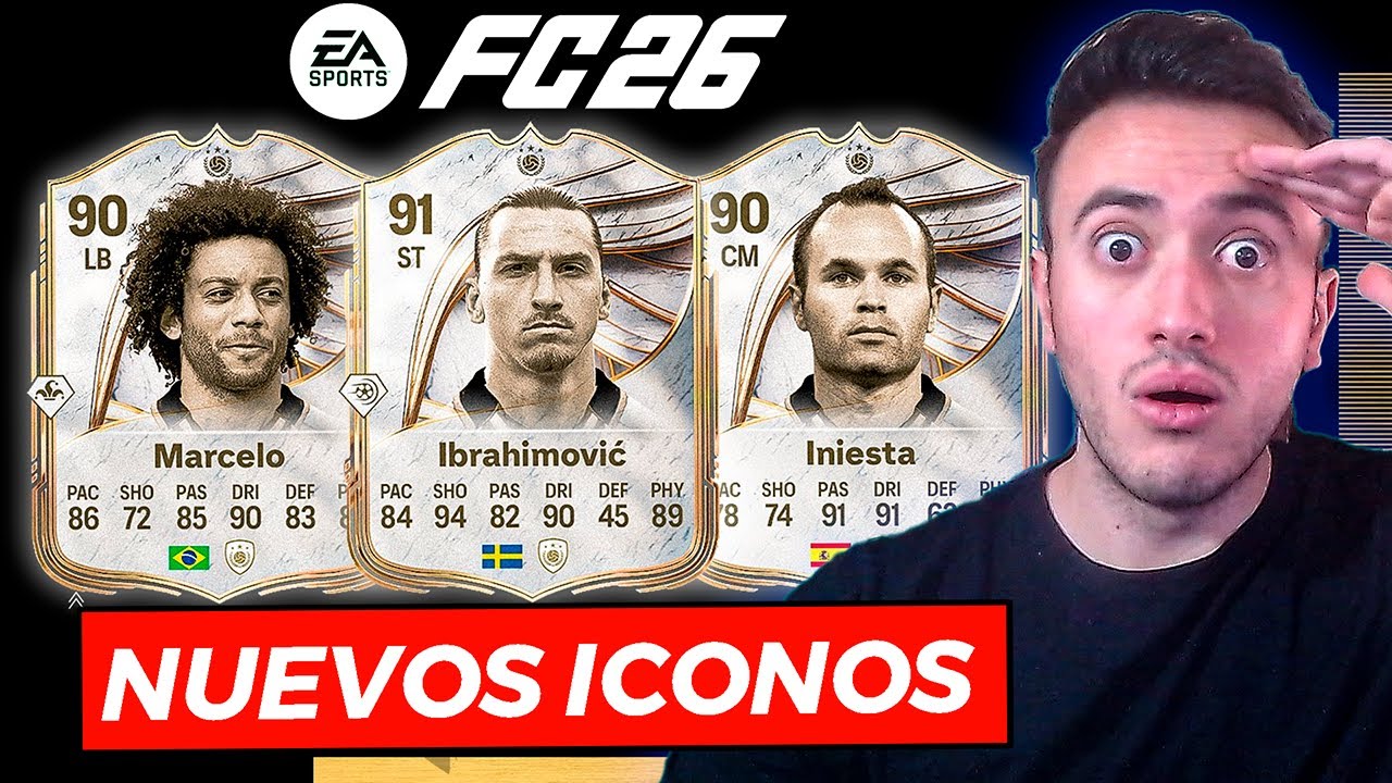 TODOS los NUEVOS ICONOS FILTRADOS para FC26 - YouTube