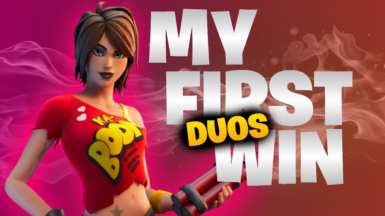 MY FIRST DUOS WIN! - YouTube