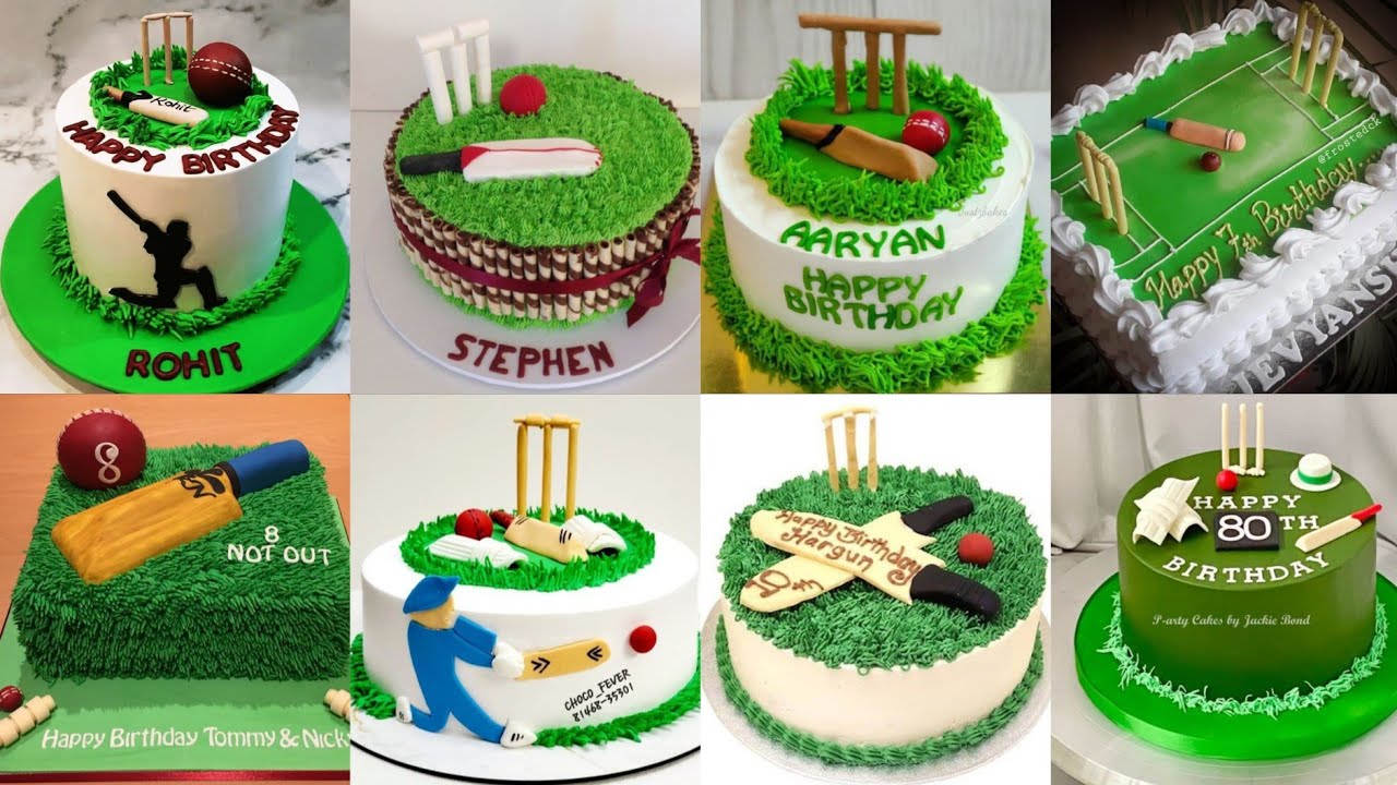 🏏Cricket Theme Cake Design/IPL 2024 Cake Image/Cricket Lovers Cake ...