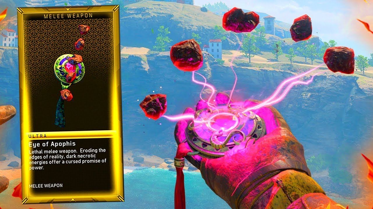NEW "EYE OF APOPHIS" MELEE WEAPON IN BLACK OPS 4 !! - YouTube