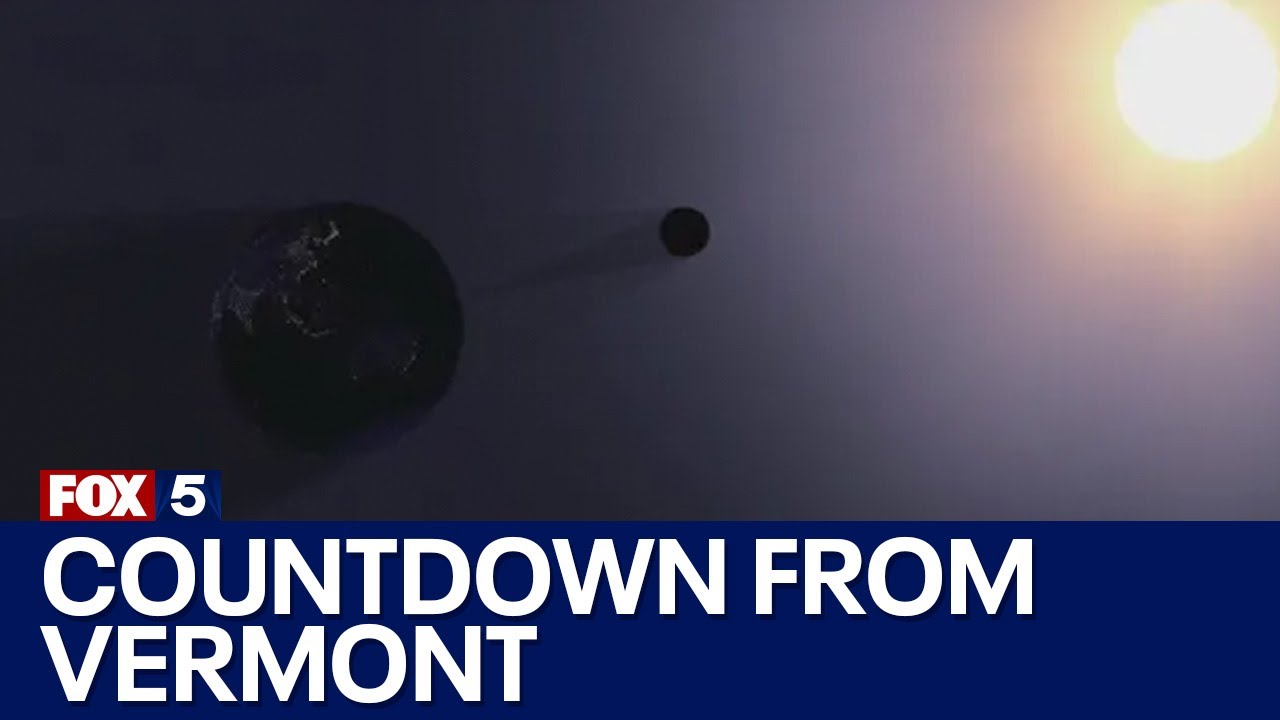 Solar eclipse 2024: Countdown from Vermont - YouTube