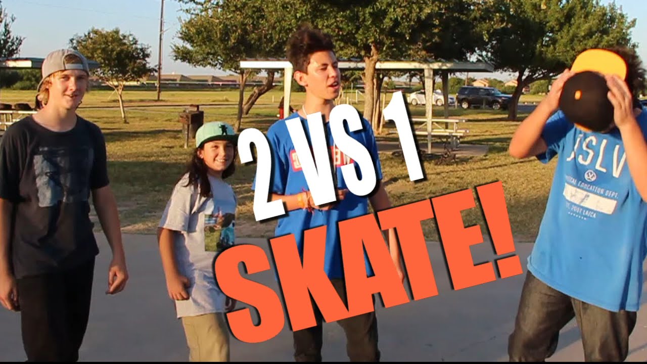2 VS 1 SKATE - YouTube