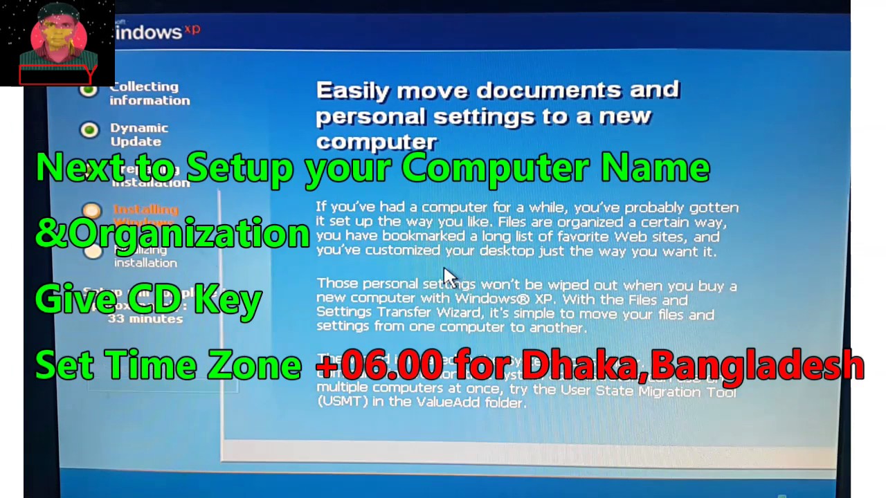 How to setup Windows XP Fresh copy , Windows XP Professional, Windows ...