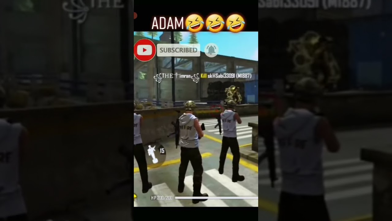 FREE FIRE ADAM💫CHARACTER😆STATUS💥 - YouTube