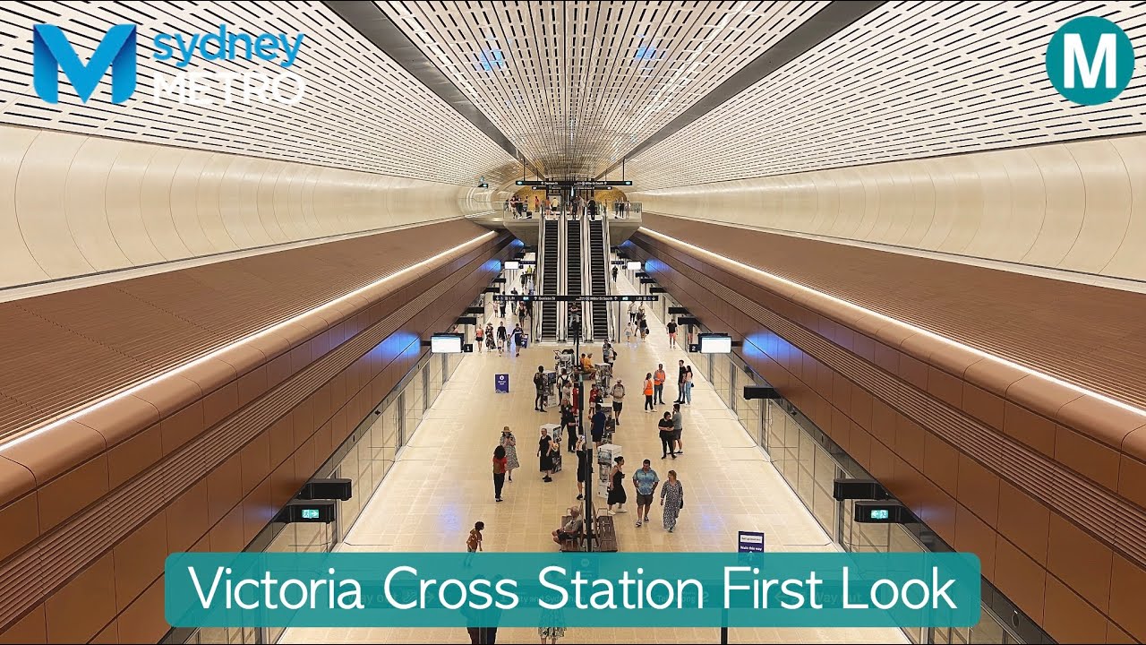 Transport for Sydney Vlog 770: Victoria Cross Station First Look ...