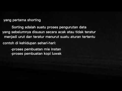informatika sorting dan searchig X8 - YouTube