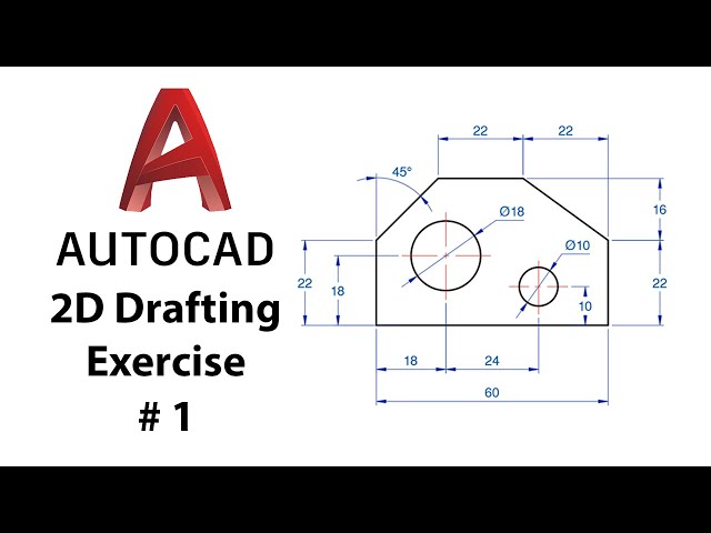 Autocad Practice Drawings LEARN CAD | AutoCAD 3D Practice Exercise 79