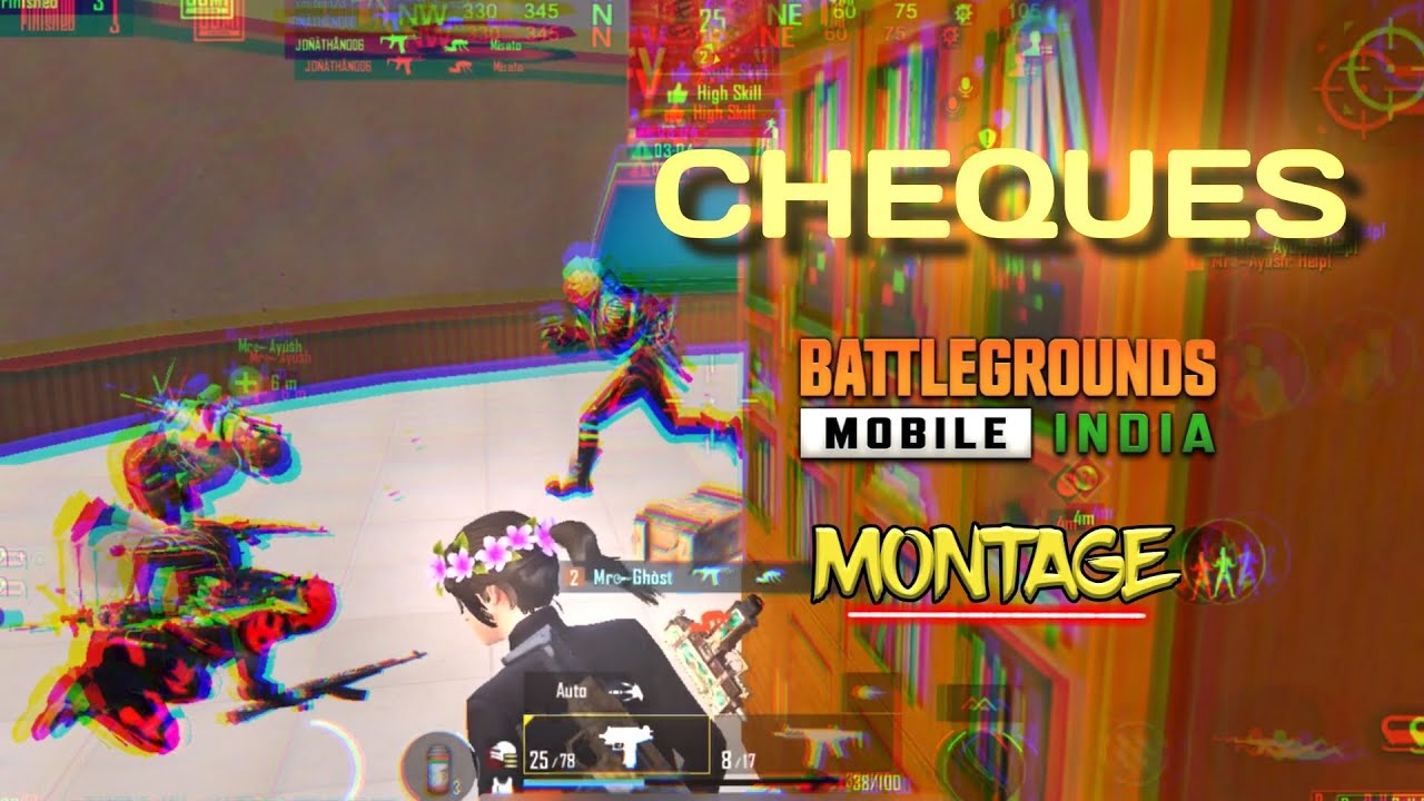 CHEQUES BGMI MONTAGE || GHSOST GAMING #jonathangaming || OnePlus,9 R,9 ...
