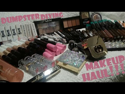 $4000 WORTH OF BRAND NEW MAKEUP FOUND DUMPSTER DIVING IN CANADA ...