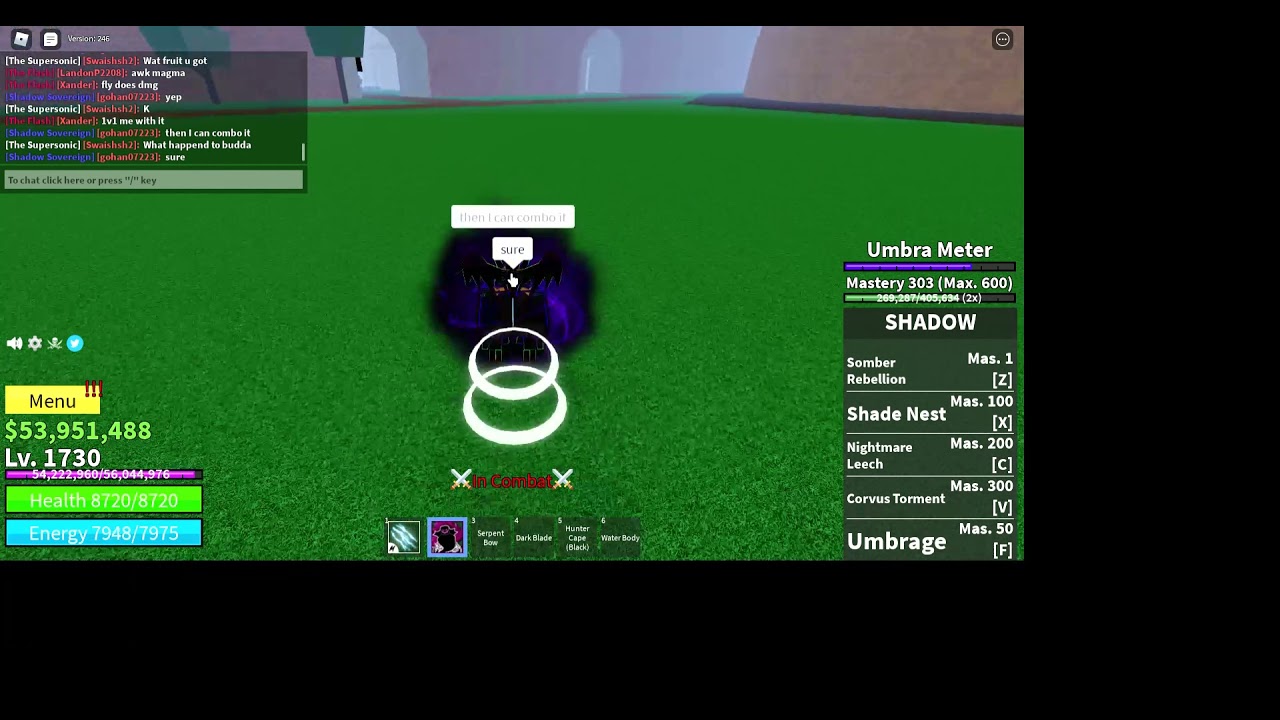 Roblox Blox Fruits Shadow Showcase - YouTube