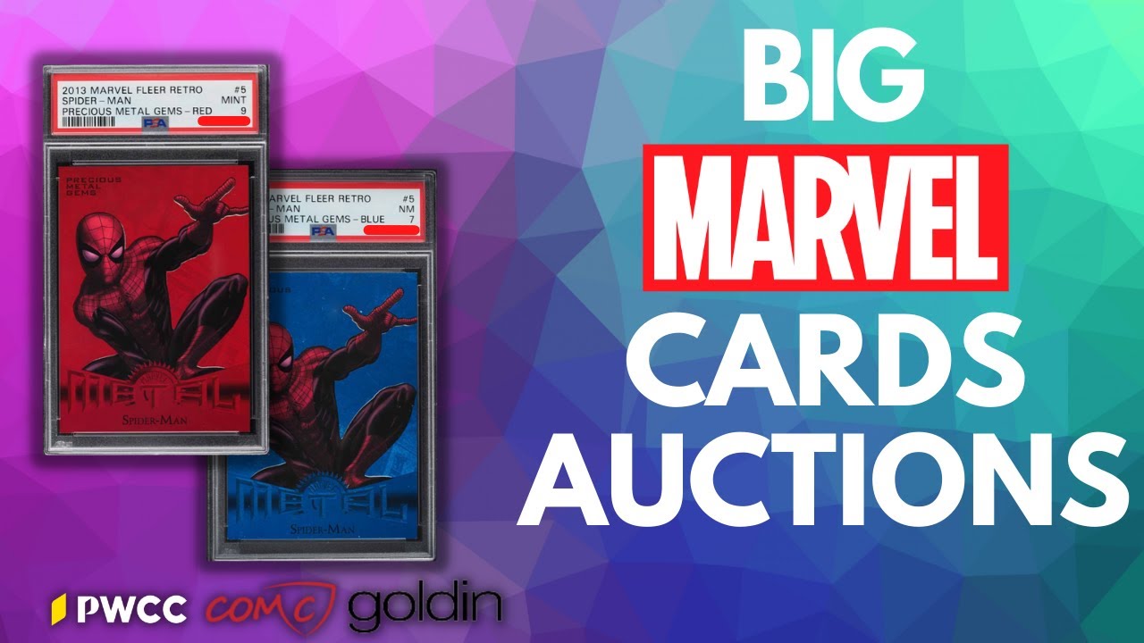 Big Marvel PMG Cards on Auction - PWCC, COMC, Goldin Spiderman - Marvel ...