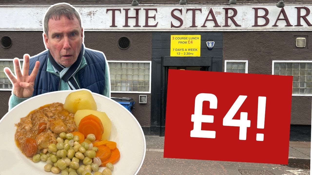 I Review The UK'S CHEAPEST THREE COURSE MEAL - THE STAR BAR! - YouTube