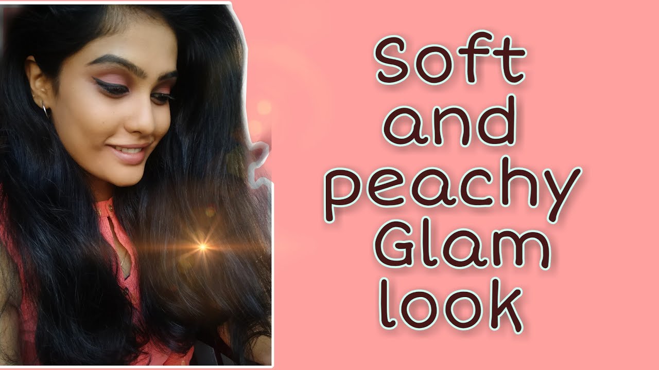 Soft & Peachy glam look | Soft and subtle look | Earthytonedlook ...