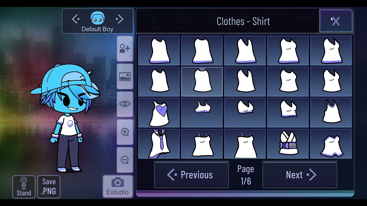 Como Hacer A Blue BF En Gacha Club(MINUS MOD) - YouTube