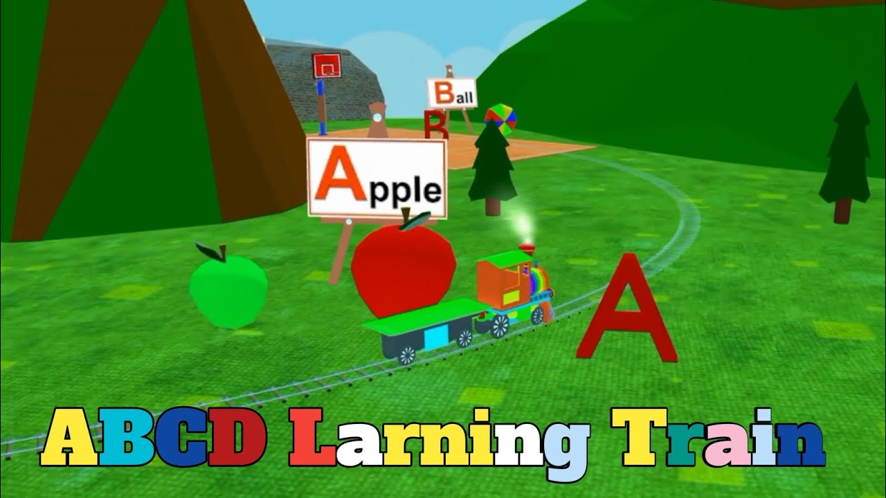 ABCD Larning Train Alphabet with Song || ABCD ALPHABET RHYMES || #kids ...