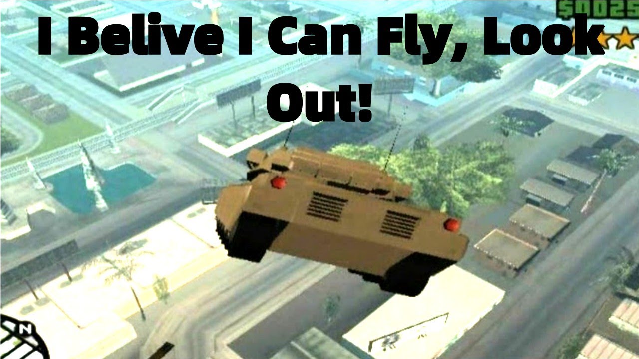 GTA San Andreas - Flying Tank (GTA SA Funny Moments) - YouTube