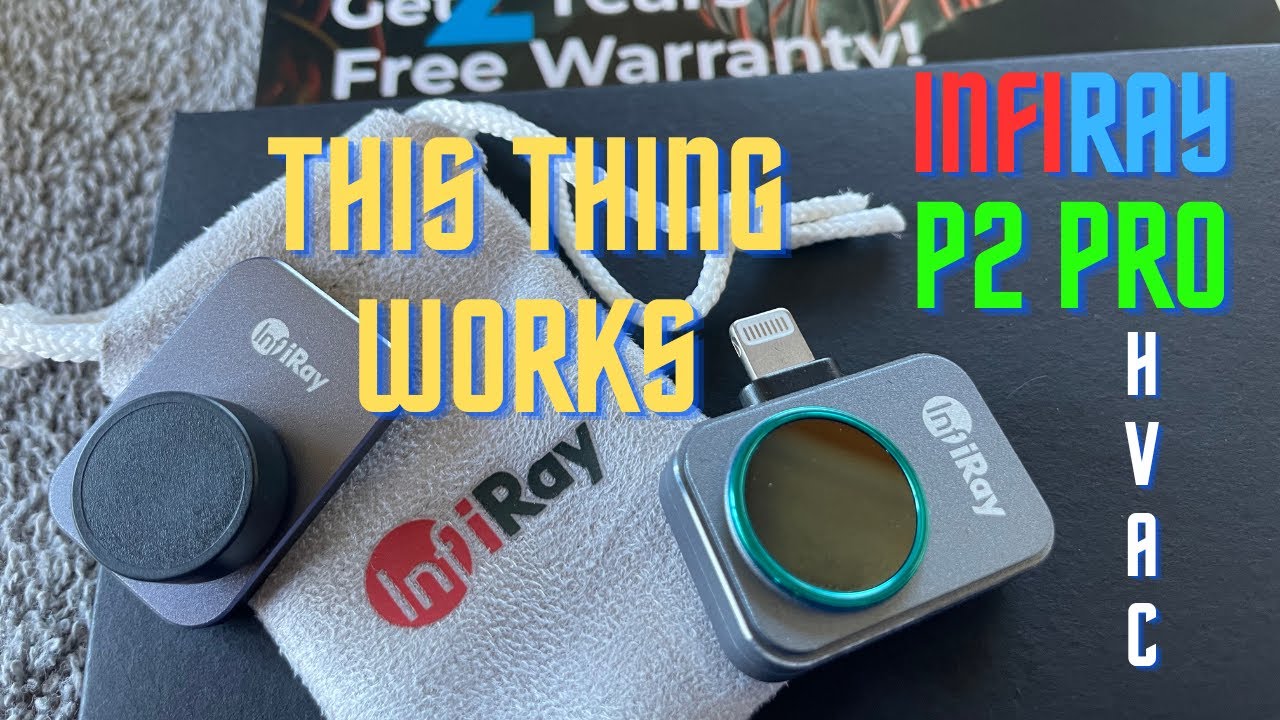 INFIRAY P2 PRO thermal camera for HVAC. - YouTube
