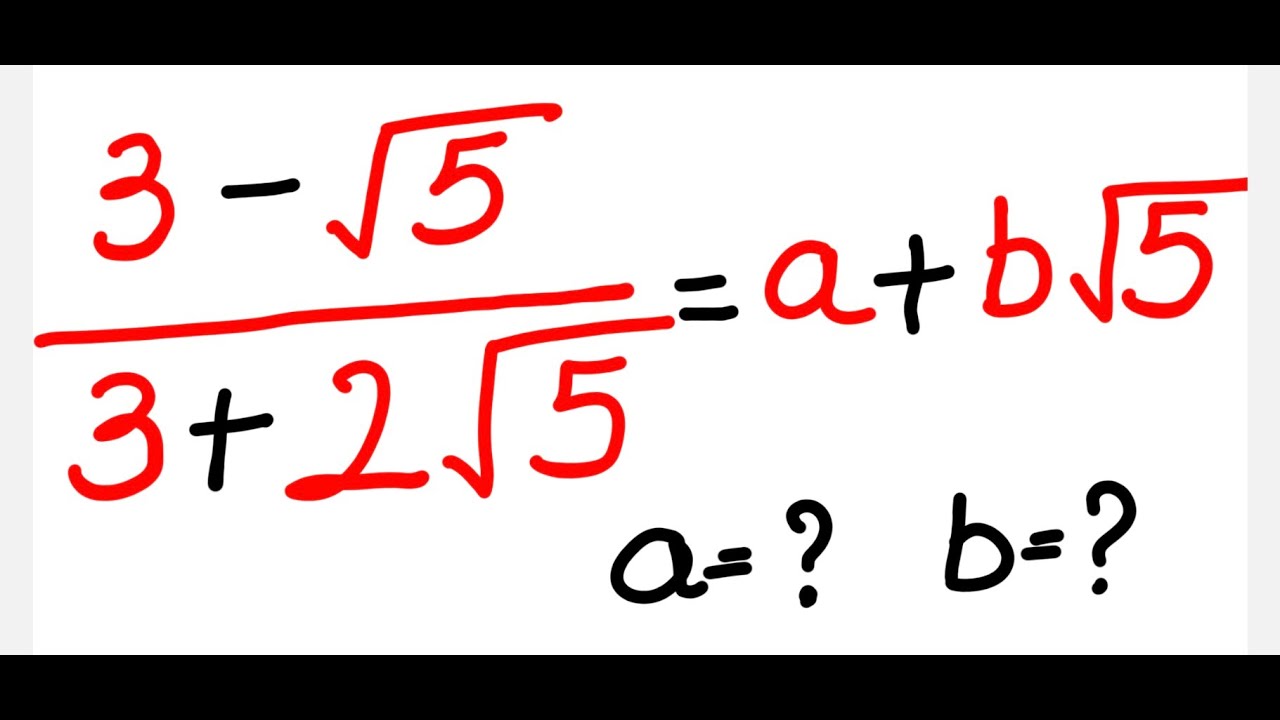 IX Grade: Number System - Rationalise the denominator example. Find the ...