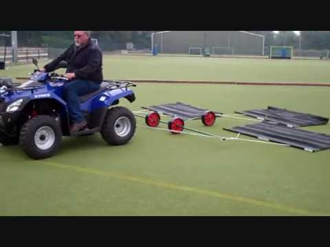 Hockey Pitch Cleaning - YouTube