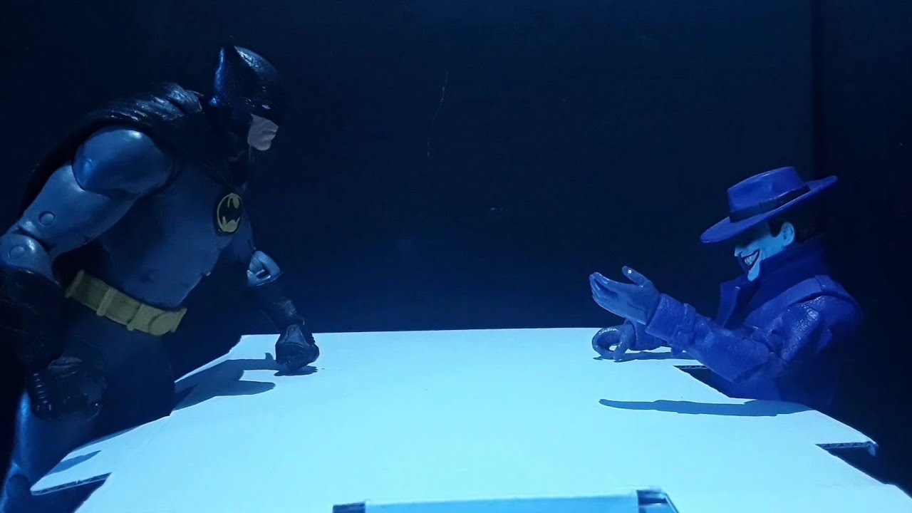Joker and Batman's last interrogation ( Stop motion ) - YouTube