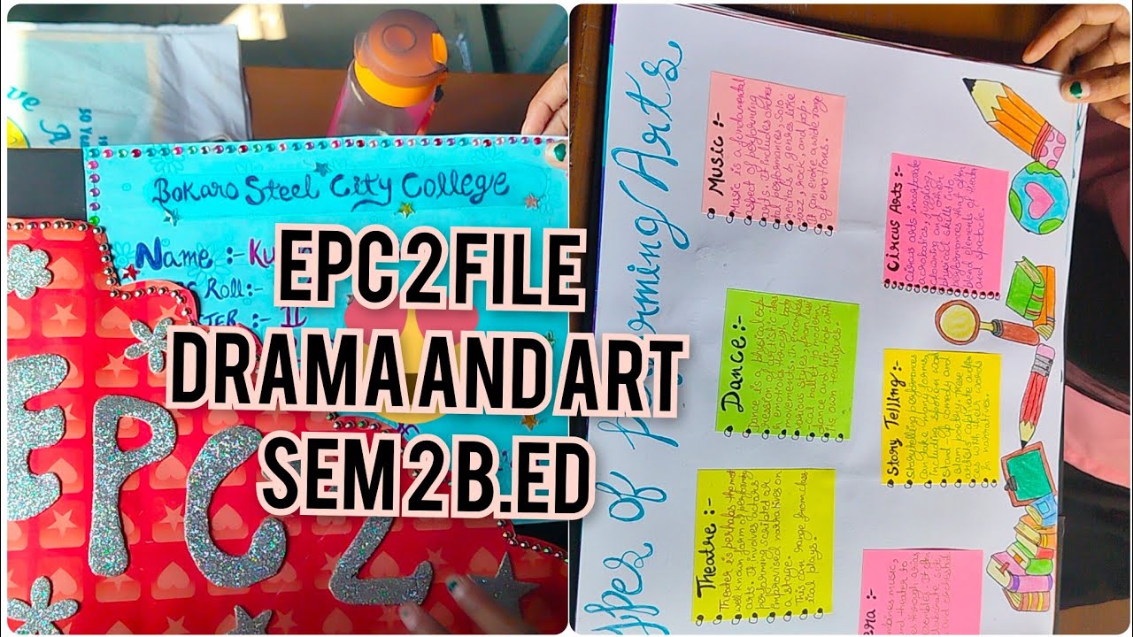 E.P.C 2 | sem 2 | project file |bbmku vbu |bokaro steel city college - YouTube