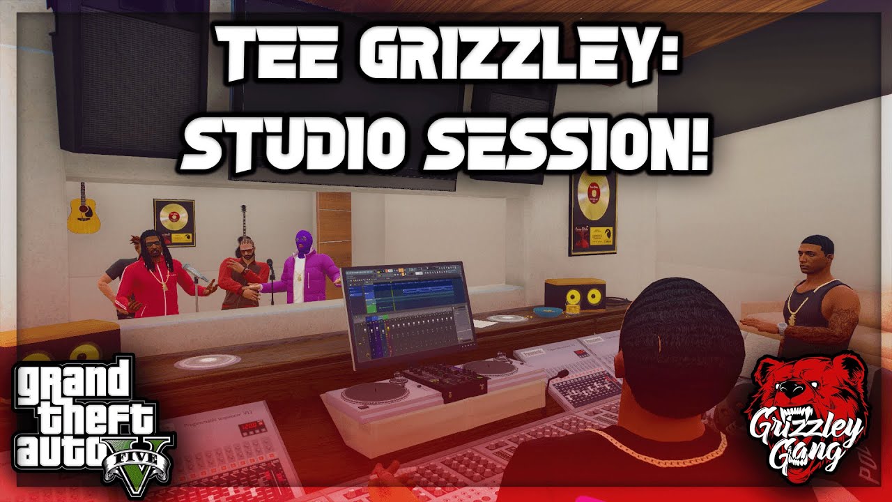Tee Grizzley: Studio Session With All Gangs! *EPIC FREESTYLE* | GTA 5 ...
