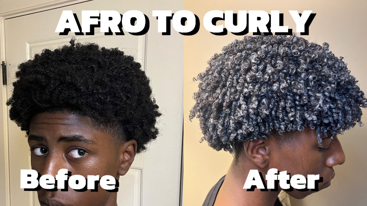 How To Get a Curly Afro In 5 Minutes | Curly Hair Tutorial - YouTube