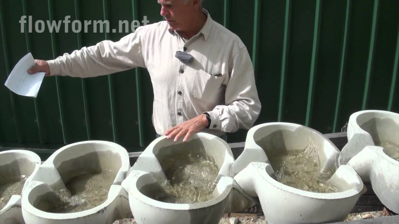 Flowform® figure8 superstream Biodynamics - YouTube