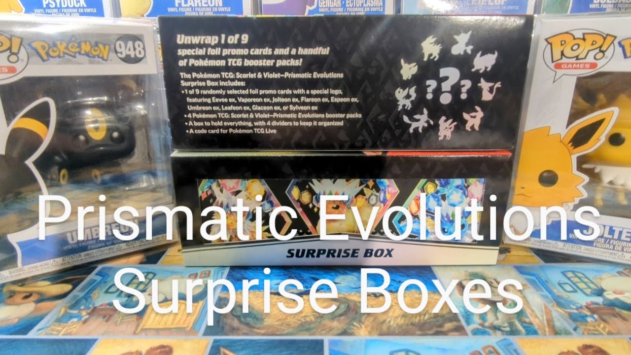 Prismatic Evolutions Surprise Boxes! - YouTube