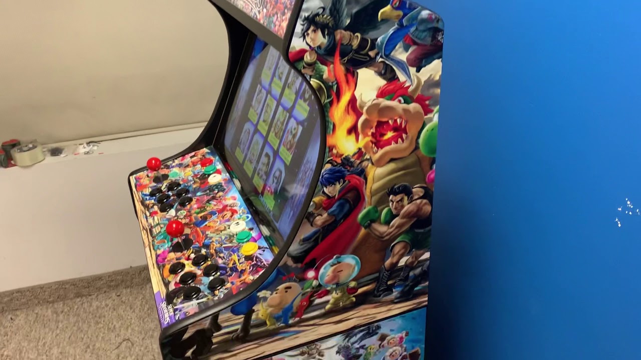 Custom Super Smash Bros Bartop Plus Arcade! - YouTube