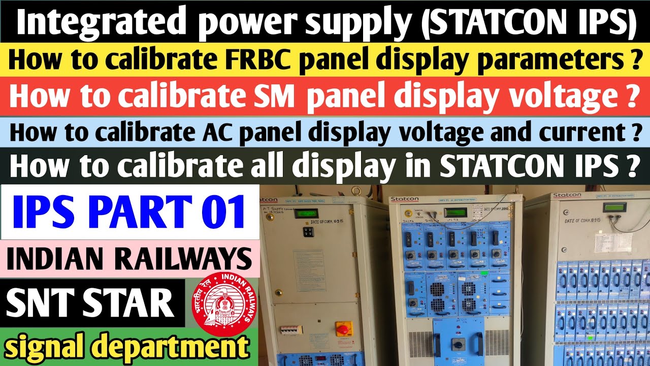 STATCON IPS Part 01, how to calibrate display parameters of FRBC panel ...