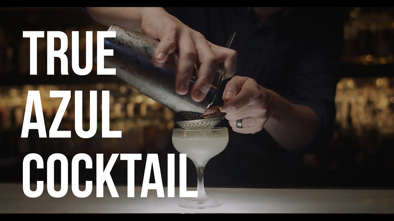 How to Make The Proper True Azul | Original Cocktail Recipes - YouTube