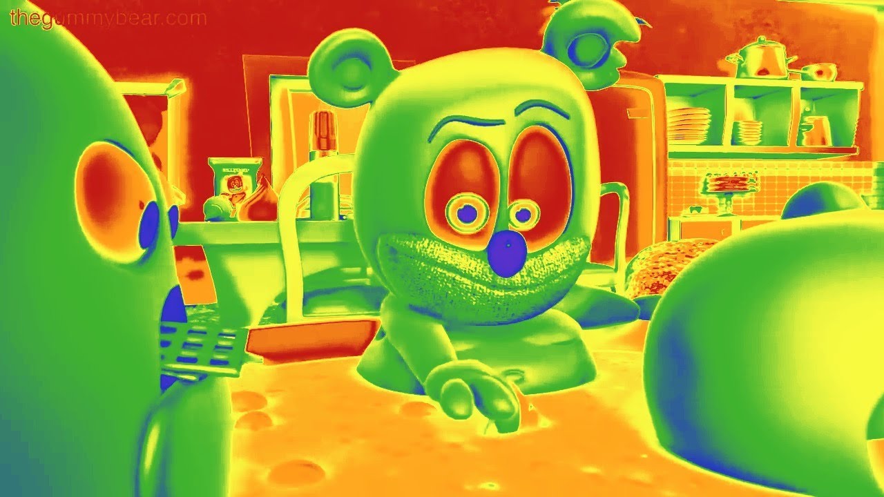 TRIPPY RAINBOW Gummibär Gachapin Mukku JAPANESE Gummy BEar Song - YouTube