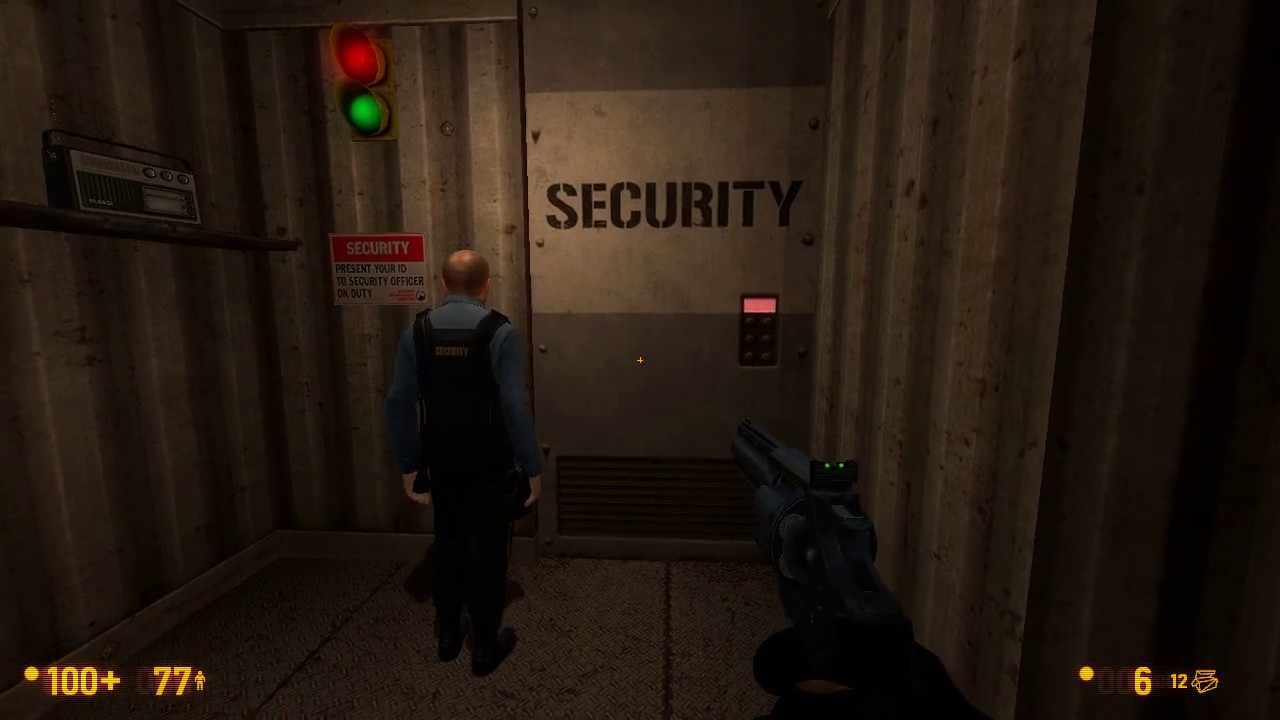 Black Mesa: Security Guard death scene - YouTube