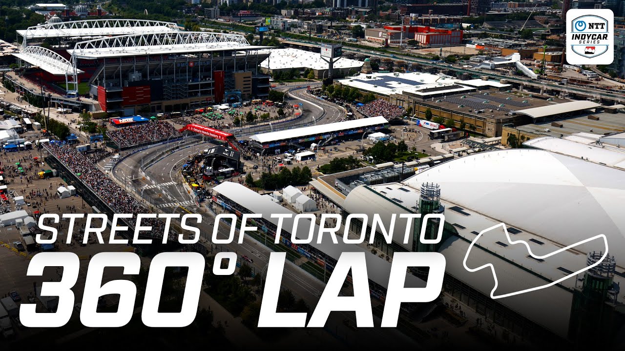 🇨🇦 360° Track Tour of Exhibition Place | 2025 INDYCAR at Toronto - YouTube