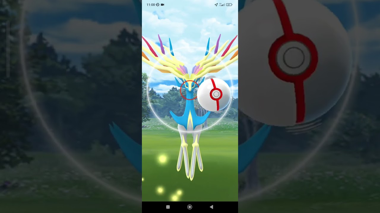 OJITO AL CIERVO AZUL | Xerneas Shiny Pokémon Go - YouTube