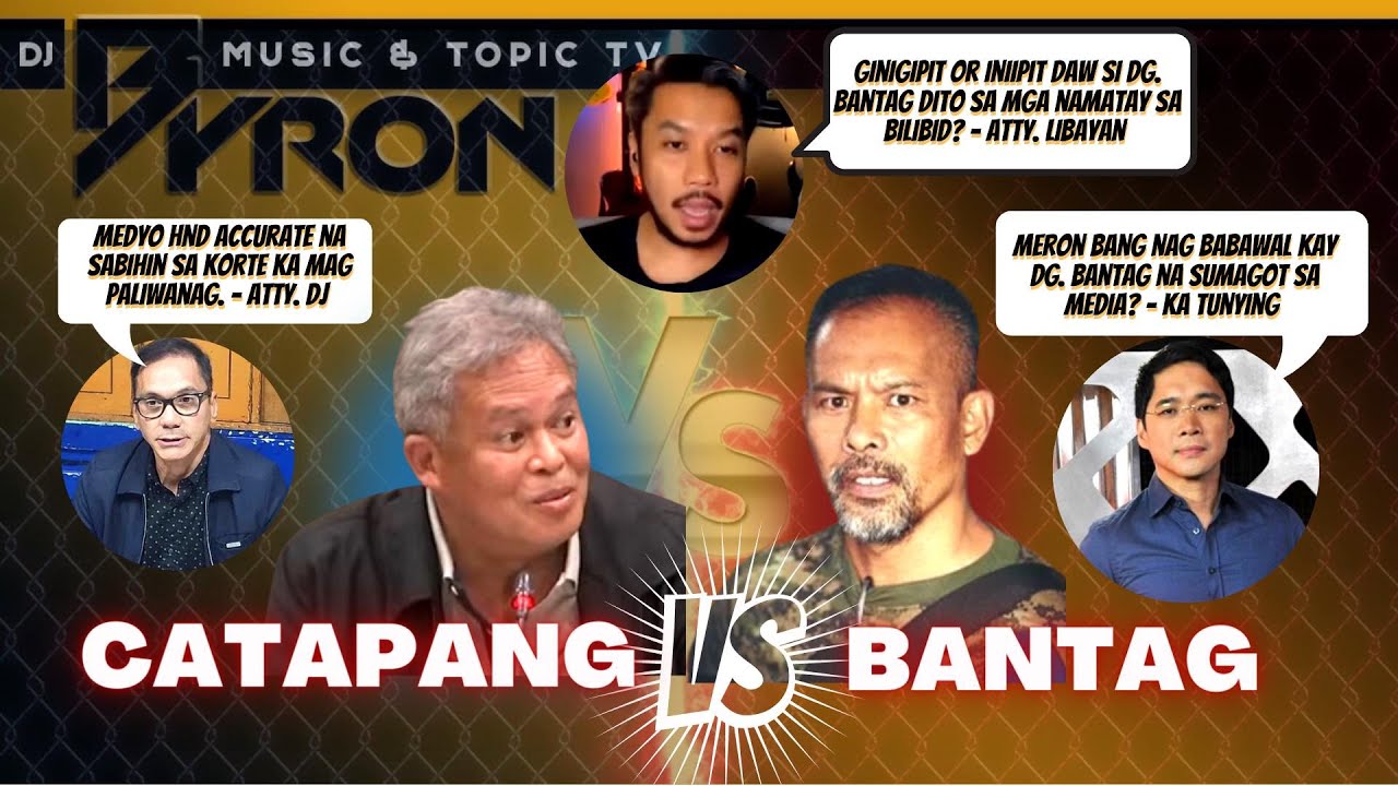 PERSONALAN NA| DG. Bantag VS. Gen. Catapang! Catapang May nag aalaga ng ...